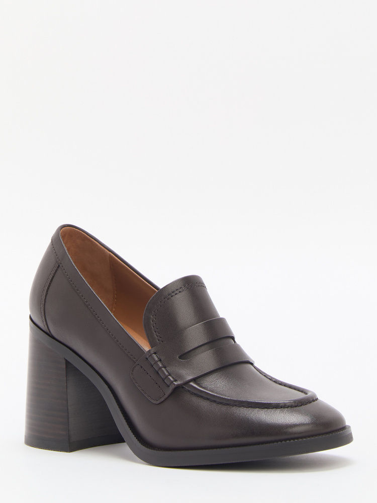 Туфли Женский Tendance Натуральная кожа размер 37 Толстый каблук T узкая Франция купить C