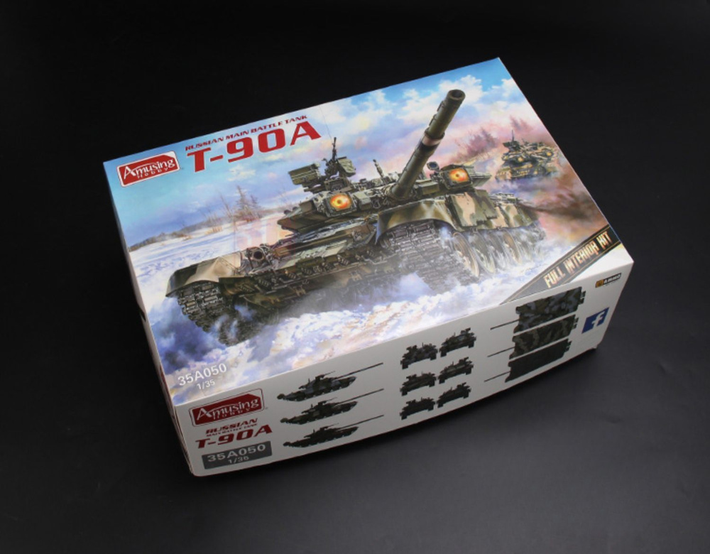 Amusing Hobby 35A050 1/35 Российский основной боевой танк Т-90А Полный ...
