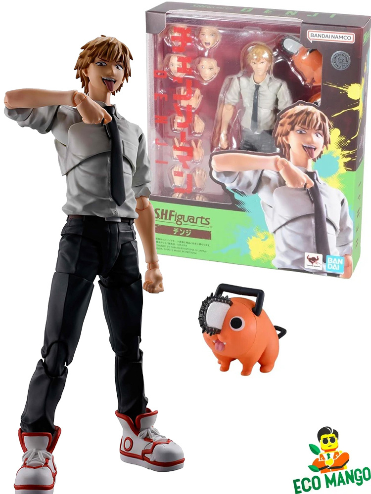 Экшн фигурка Bandai S.H.FIGUARTS Chainsaw Man, Denji, SHF Человек с ...