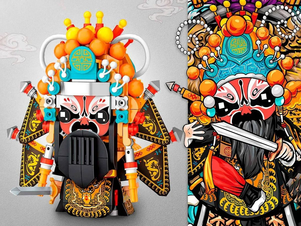 Конструктор LOZ Пекинская опера, 1549_MK купить на OZON по низкой цене (2329104047)