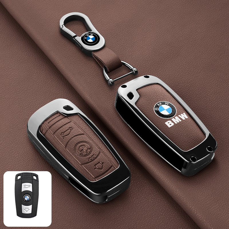 Чехол для автомобильного ключа из цинкового сплава для БМВ BMW 3 5 6 Series E90 E60 E70 E87 M3 ...