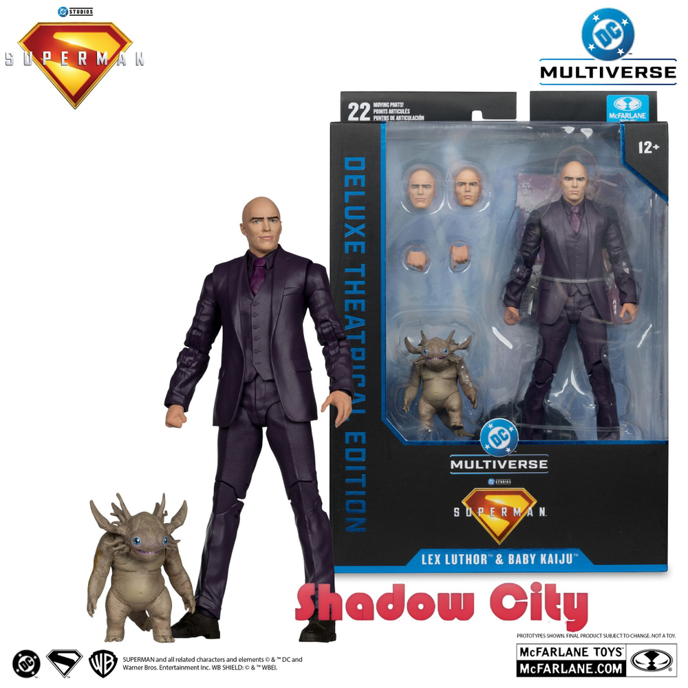 игрушки McFarlane Lex Luthor and Baby Kaiju (Superman Movie) Deluxe ...