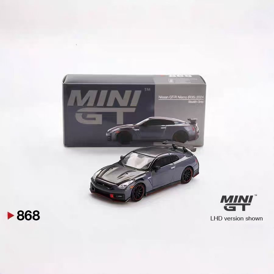 Машинка MINI GT NODEL 1:64 Nissan GTR R35 grey Die-cast Alloy Model ...