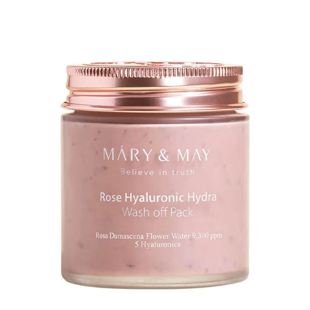 Mary&May Глиняная маска для глубокого увлажнения. Rose Hyaluronic Hydra ...