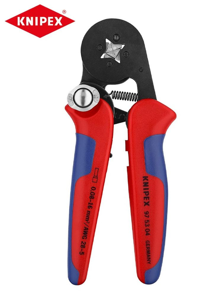KNIPEX 97 53 04 Саморегулирующиеся клещи для опрессовки кабельных ...