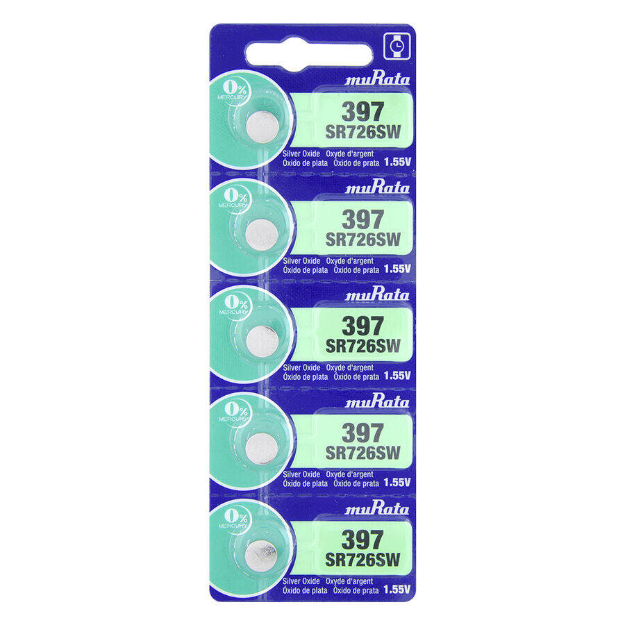 Батарейка 396, 397 (SR726), Ag2O (оксид-серебряный) тип, 1 шт купить на ...