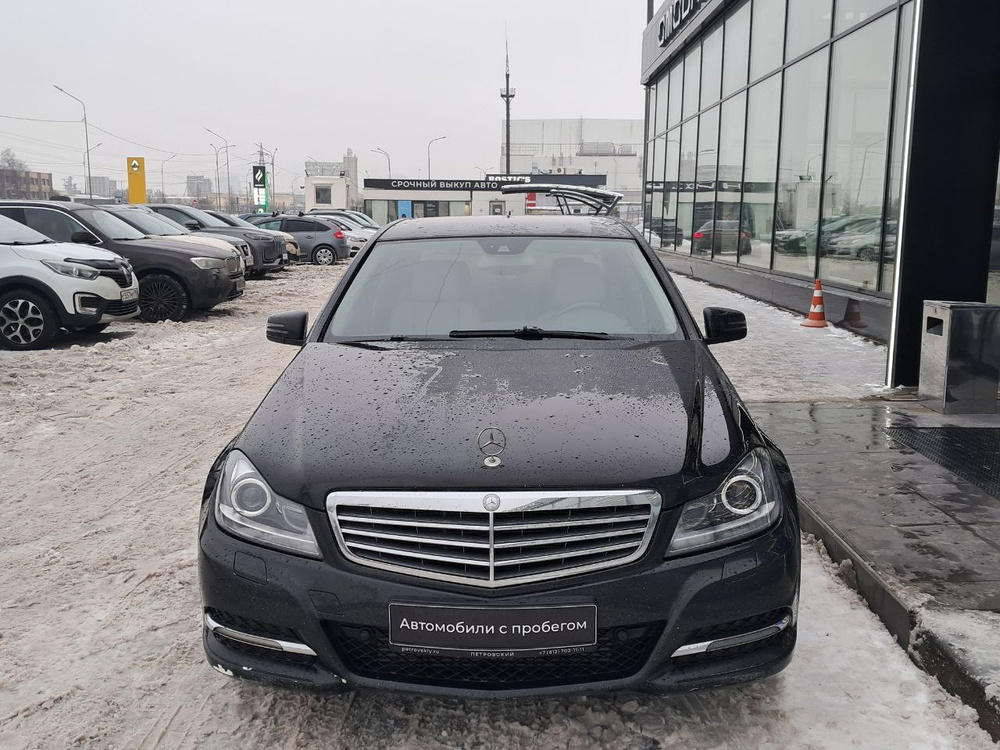 Mercedes-Benz C-Класс III (W204) Рестайлинг с пробегом (Черный) купить ...
