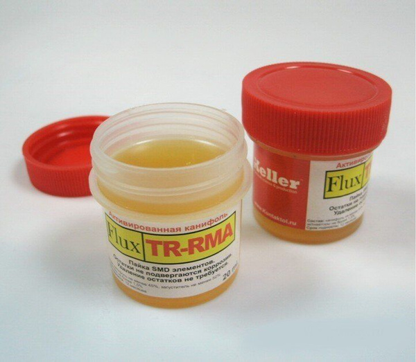 Флюс паста Flux TR-RMA для SMD 20гр. купить на OZON по низкой цене ...