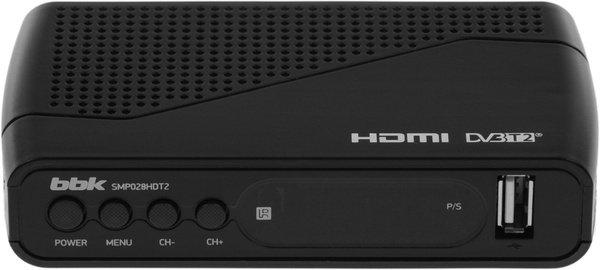 Медиаплеер BBK SMP028HDT2 (B), HDMI, USB, RF, черный, Другая купить c доставкой на OZON по ...