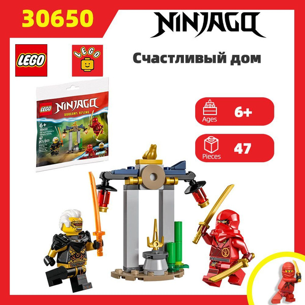 Конструктор LEGO Ninjago 30650 Кай и битва за храм Рэптона купить на ...