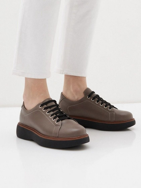 Ботинки полуботинки Женский, Девочки Ortmann серый, размер 39 Демисезон Шнурки Германия купить c ...