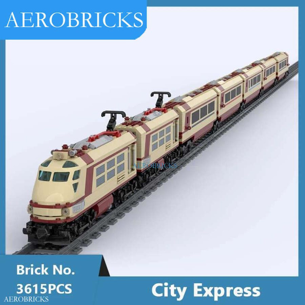 MOC конструктор City Express & Pike Spice Train 3615 деталей купить на ...