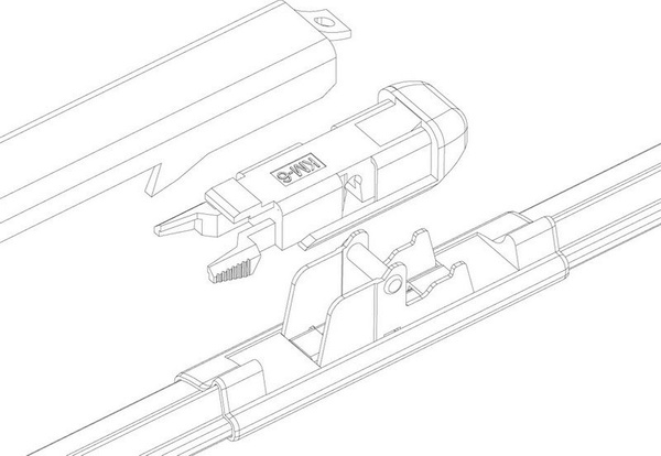 Комплект адаптеров Osawa PINCH TAB, TOP LOCK 15мм KM6/OMA26v (2шт ...