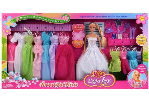 Кукла Defa Lucy в белом платье купить на OZON по низкой цене (2755615115)