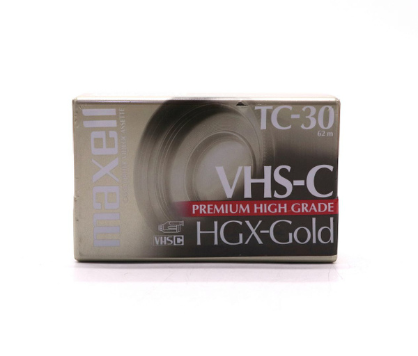 Видеокассета Maxell Videocassette TC-30 VHS-C Premium High Grade HGX ...
