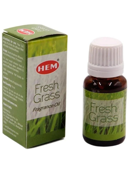 HEM Fragrance Oil Fresh Grass Ароматическое масло Свежая Трава 10мл ...