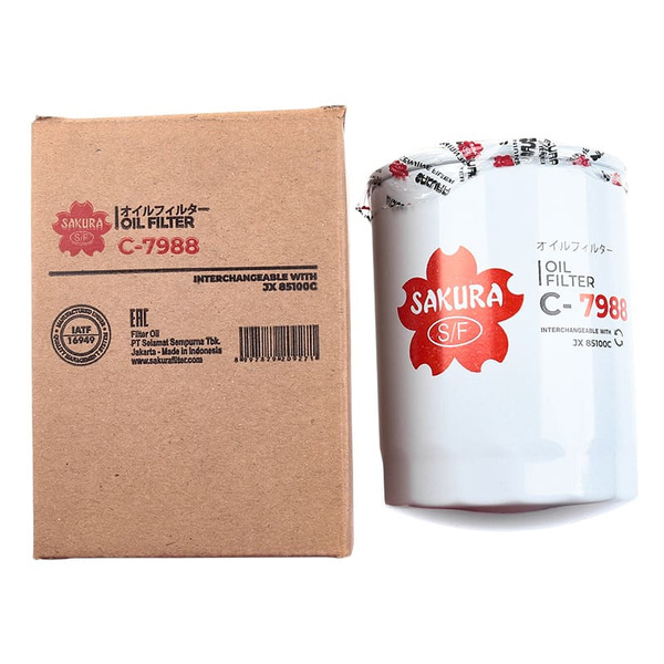 Фильтр масляный C7988 SAKURA; LUZHONG FOTON; OEM JX85100C купить на ...