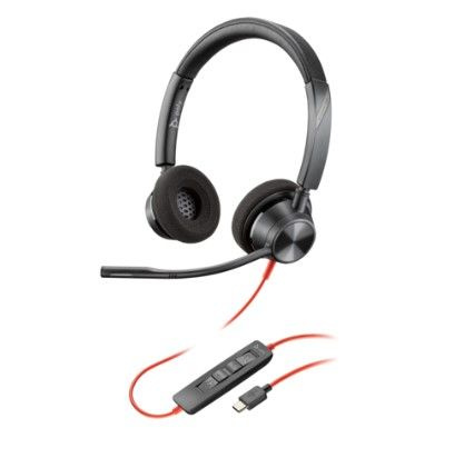 Полноразмерные Полноразмерные Poly Poly Blackwire 3320 Stereo USB-C ...