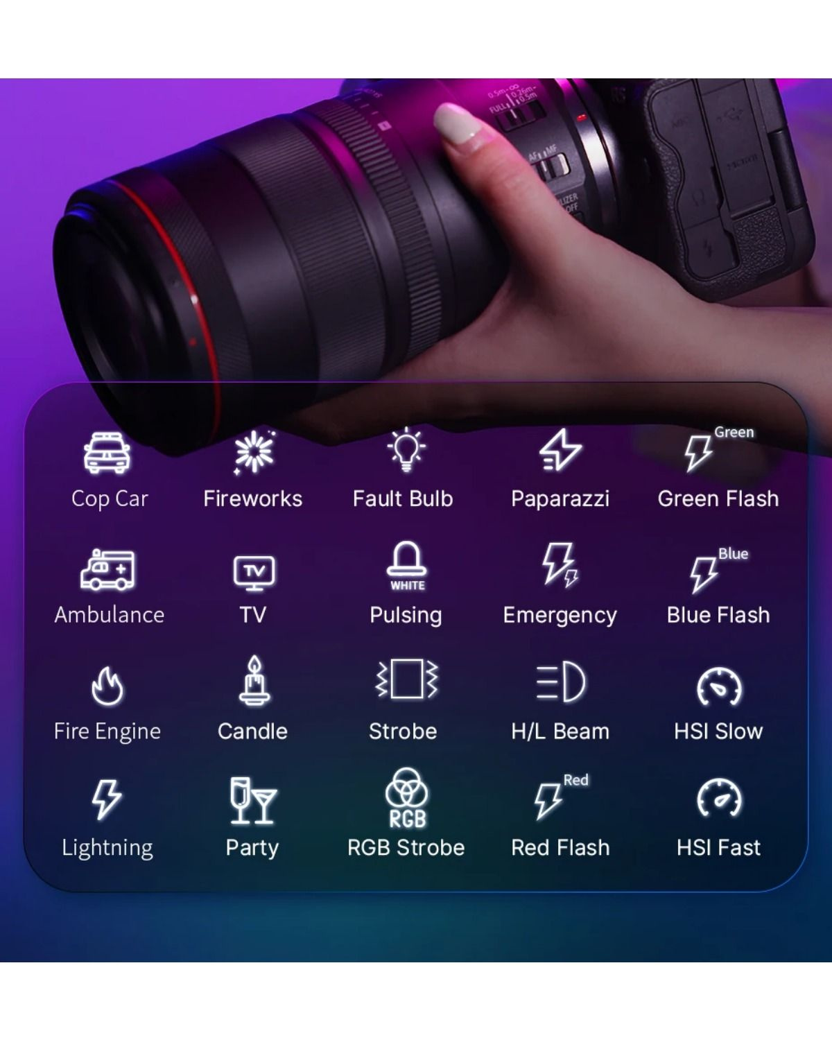 Ulanzi VL49 RGB PRO Video Свет 2500K-9000K LED Camera Light ...