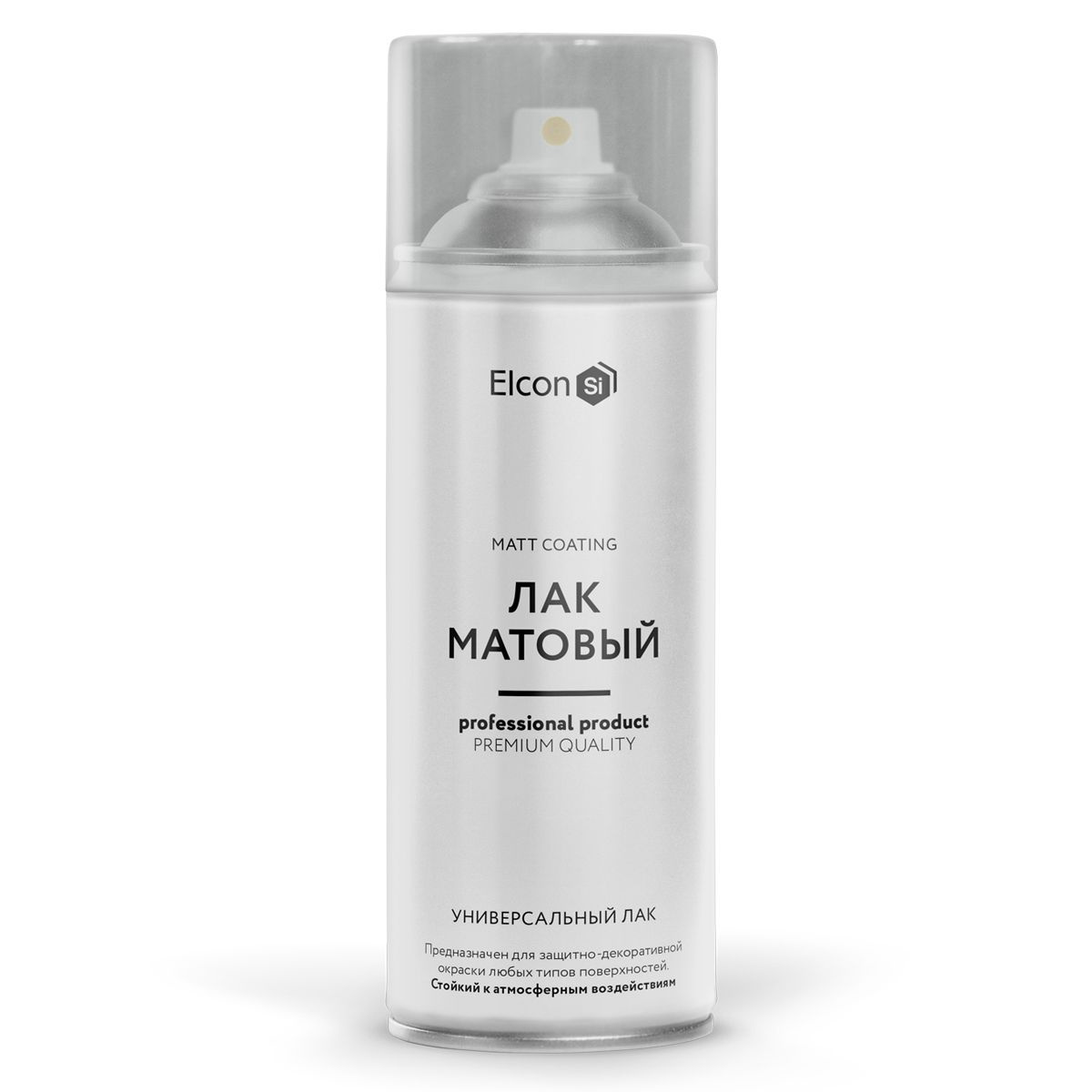 Аэрозольный акриловый лак Elcon бесцветный универсальный быстросохнущий для мебели дерева и ...
