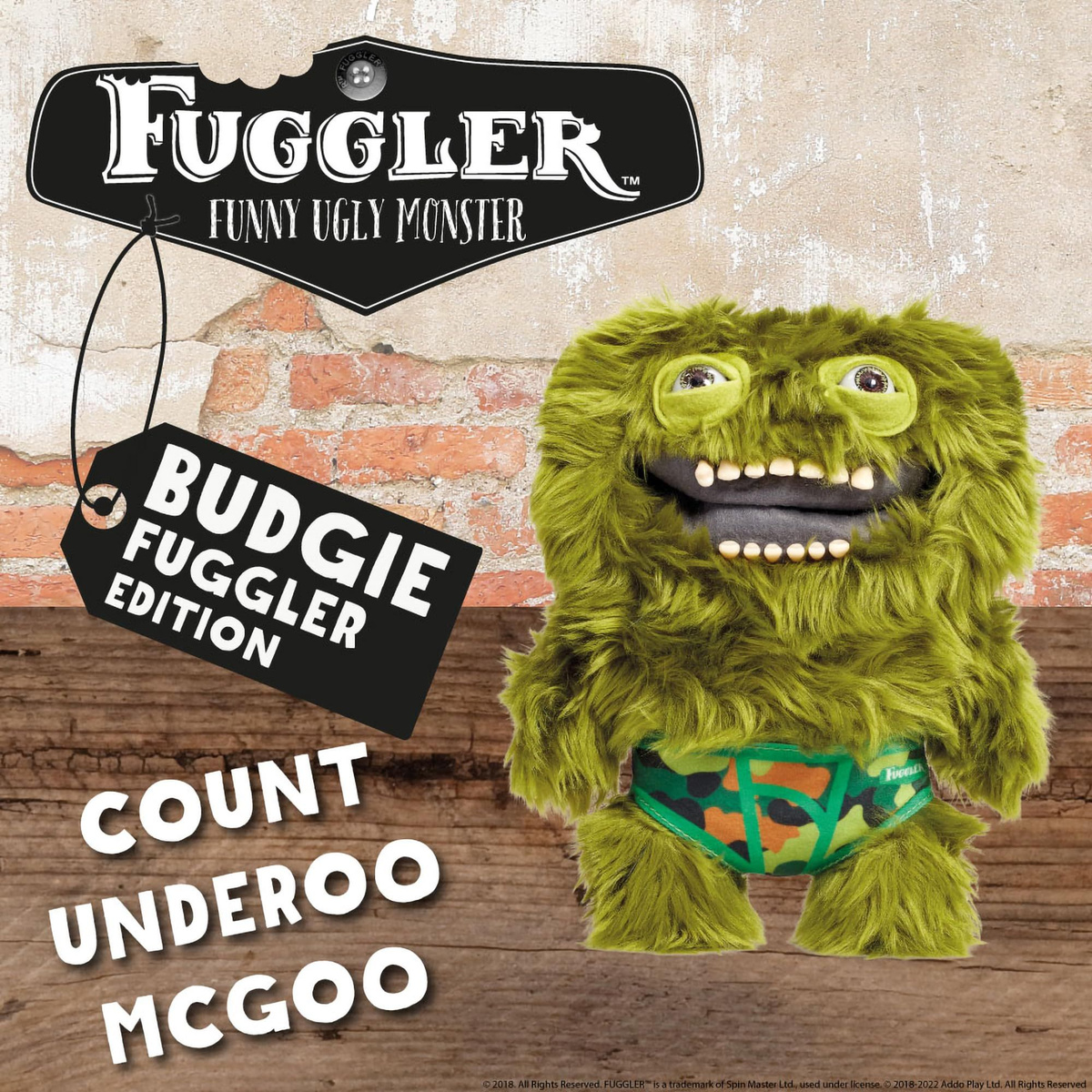 Spin Master Fuggler Funny Ugly Monster Budgie Fugglers Edition ...