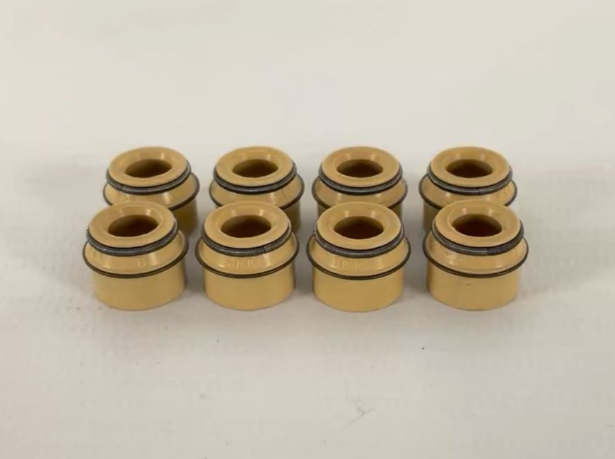 Колпачки маслосъемные (8 штук) клапана с пружиной в сборе для ВАЗ 2101-2107, 2108-21099, 2110 ...