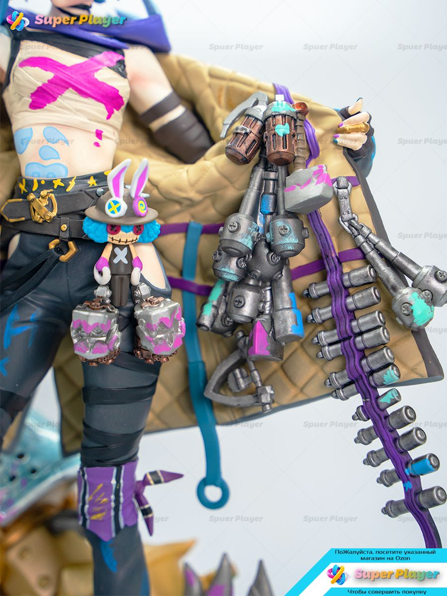 Фигурка Лига Легенд,ДЖИНКС ИЗ АРКЕЙН статуи / League of Legends ARCANE ...