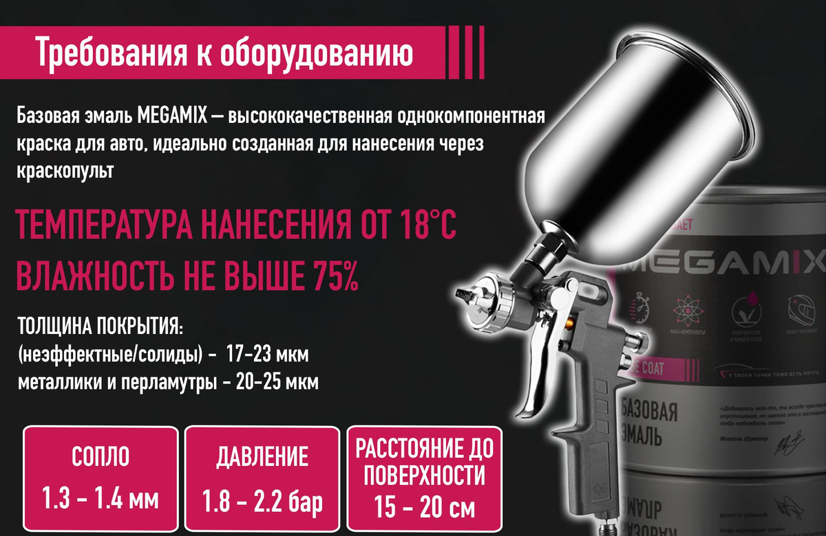 Базовая эмаль Изумруд 385, металлик, 850 мл. MEGAMIX, Базисная ...