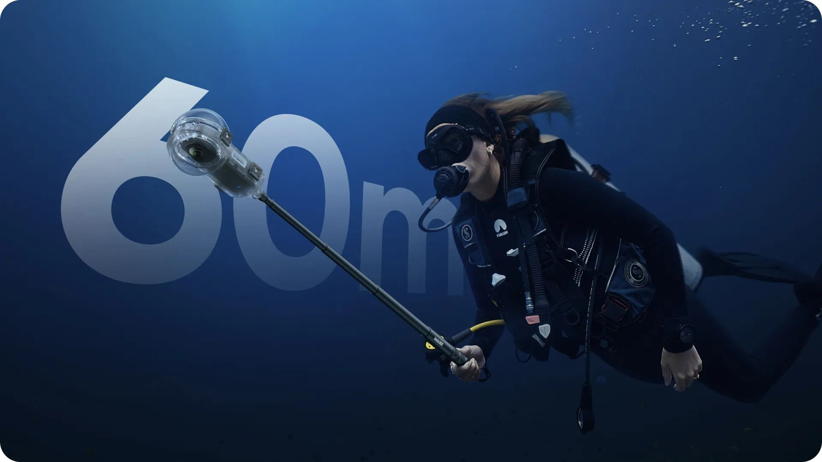 ОРИГИНАЛ Insta360 X5 Invisible Dive Case - невидимый подводный бокс для ...