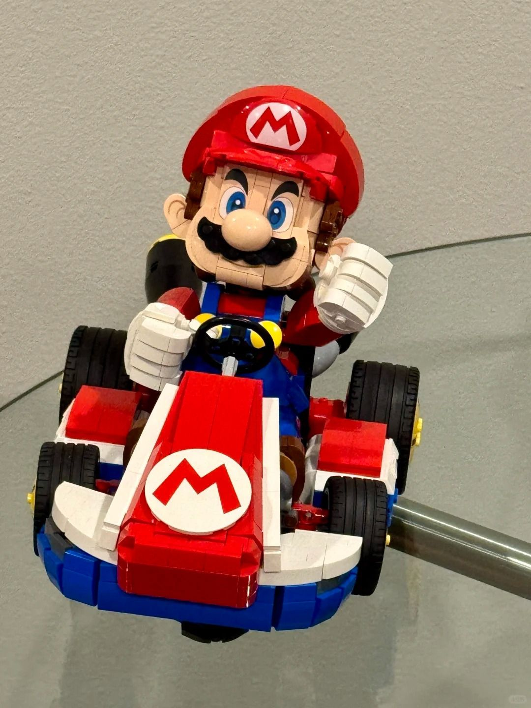 Конструктор Super Mario Mario Kart - Марио и стандартный карт, 1972 детали,совместимый 72037 ...