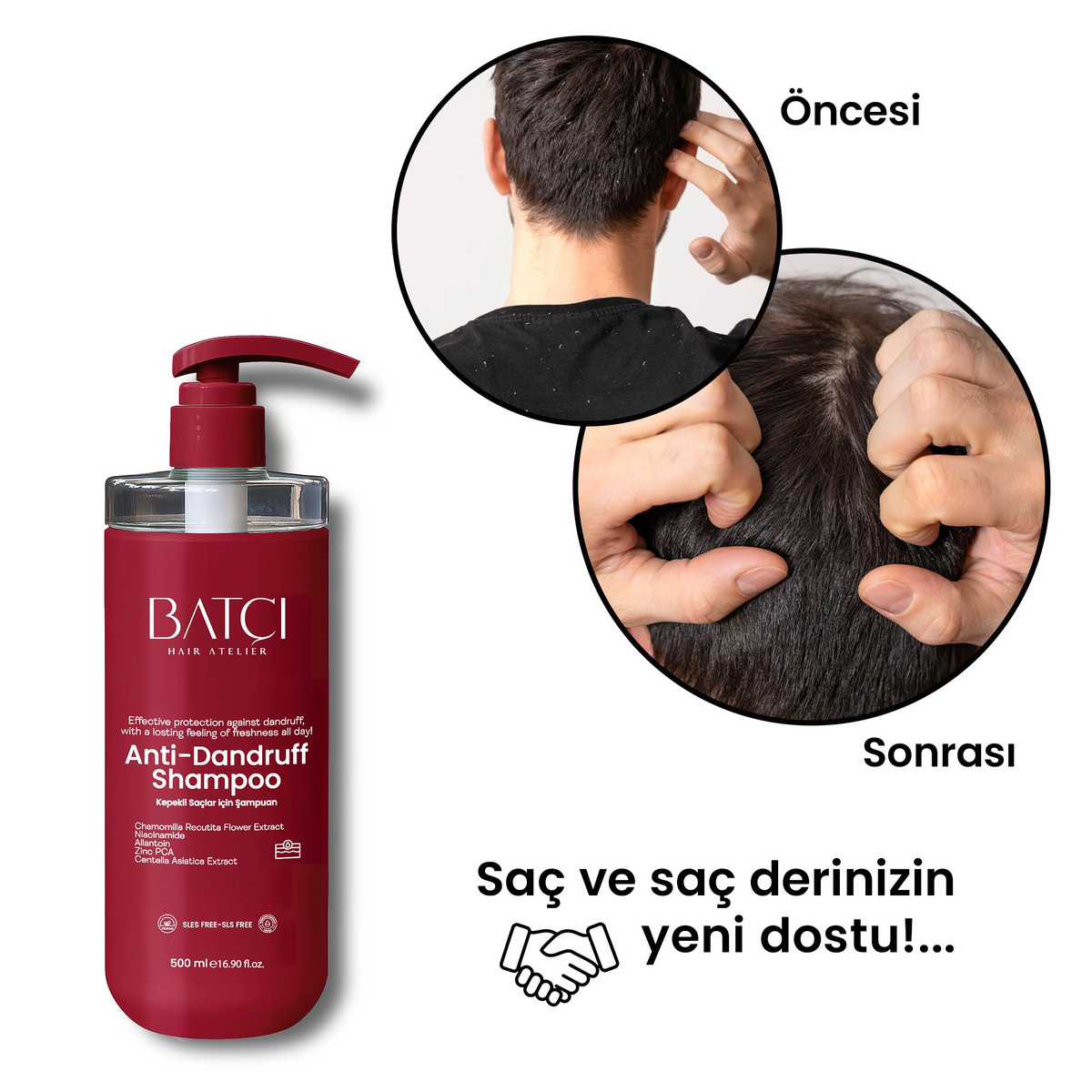 BATCI Шампунь для волос, 500 мл купить на OZON по низкой цене (2880521641)