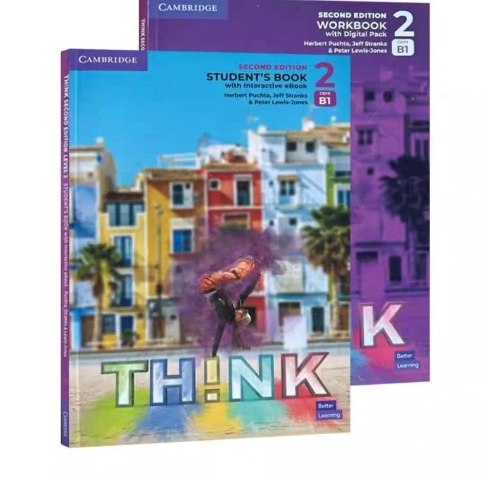 Think. Level 2. B1. 2nd Edition. Students Book + Workbook / Книга на ...