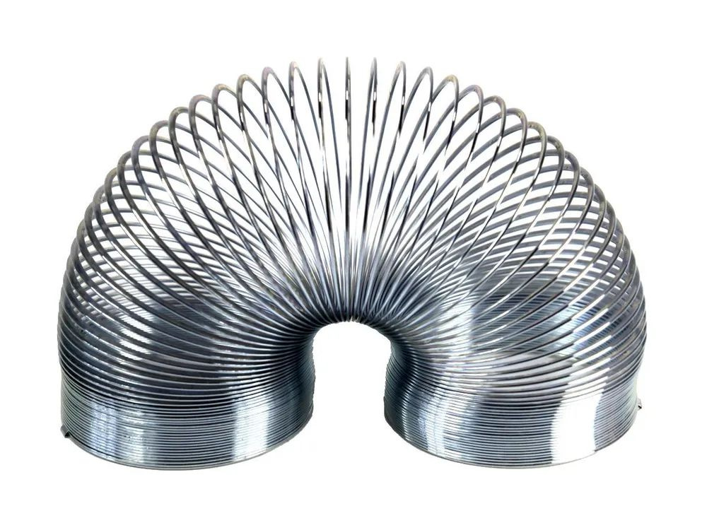 Пружинка слинки металлическая большая купить на OZON по низкой цене ...