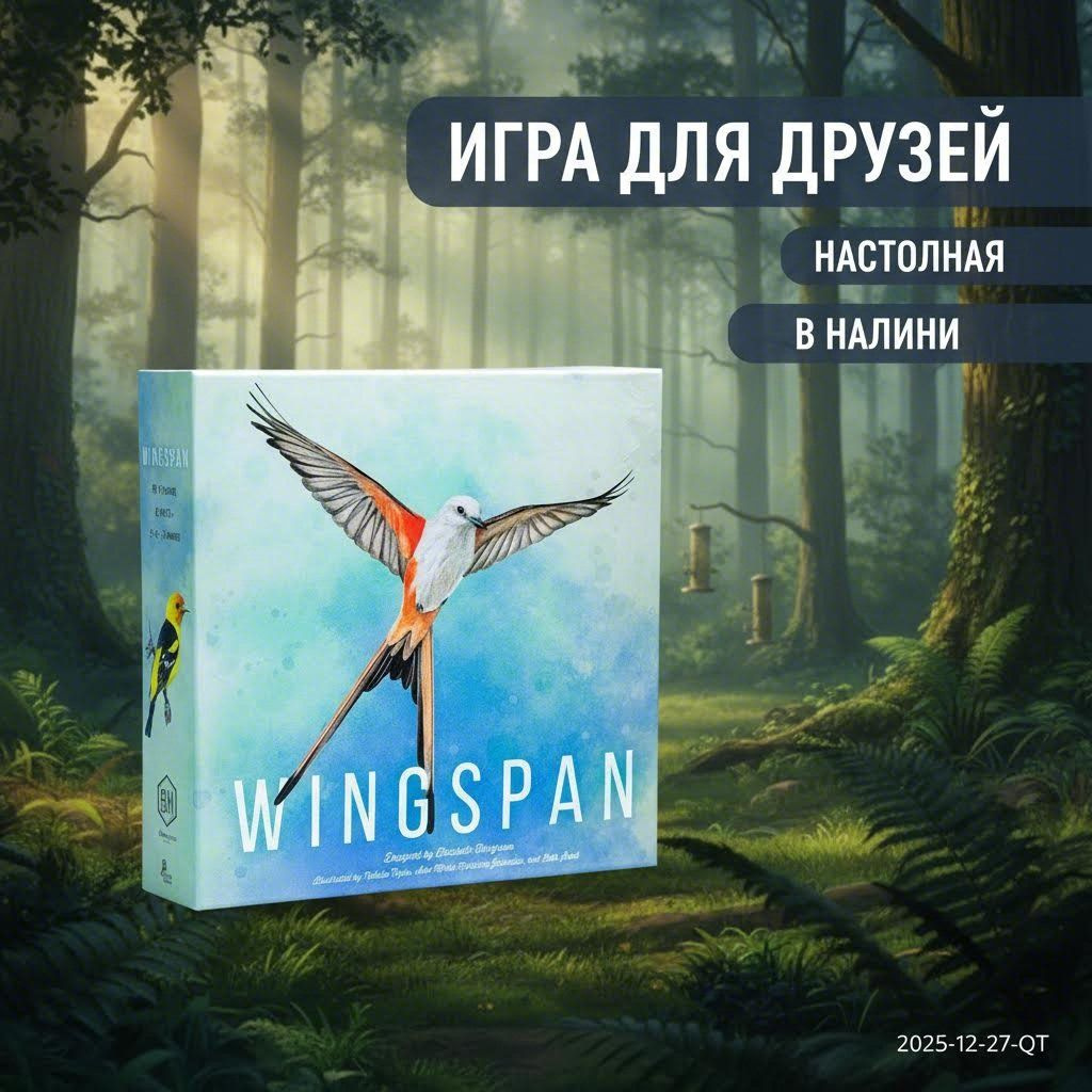 Настольная игра Wingspan с дополнением Swift Start Pack для компании ...