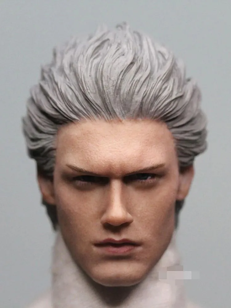 Vergil Devil May Cry 1/6 Scale Head Carving Painted Head Model статуя ...