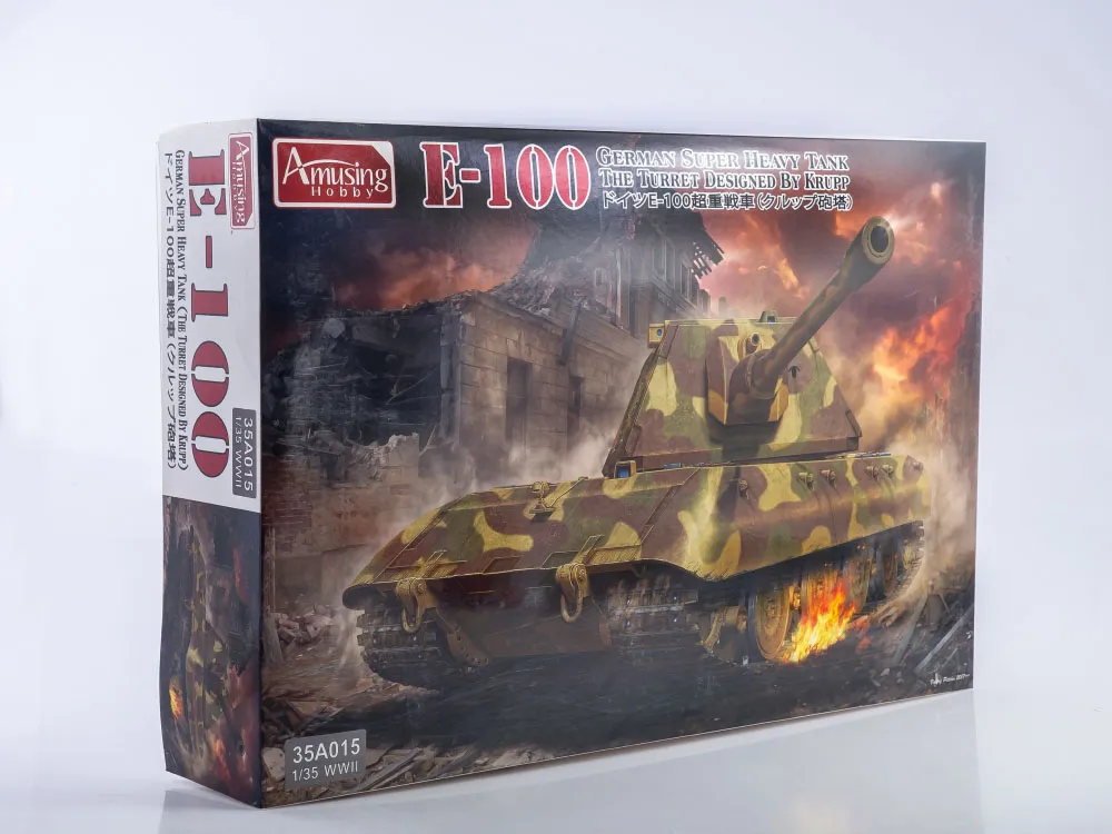 Сборная модель танка Amusing Hobby Тяжелый танк E-100 German Super ...