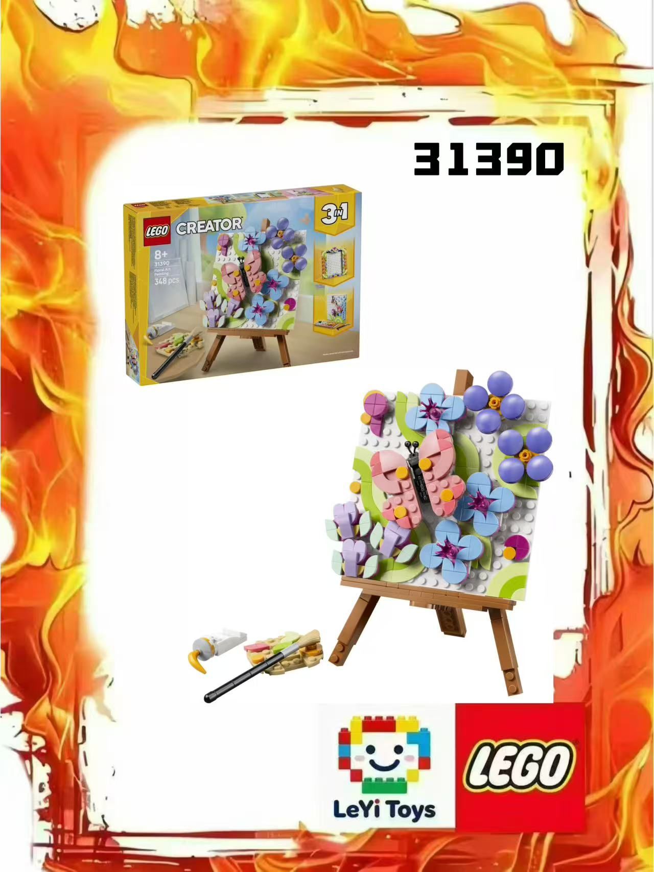 Конструктор LEGO Creator 31390 Цветы декоративные рисунки купить на ...