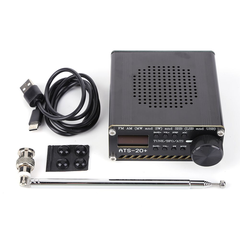 Радиоприёмник всеволновый FM AM MW SW с функцией SSB (LSB и USB) и OLED ...