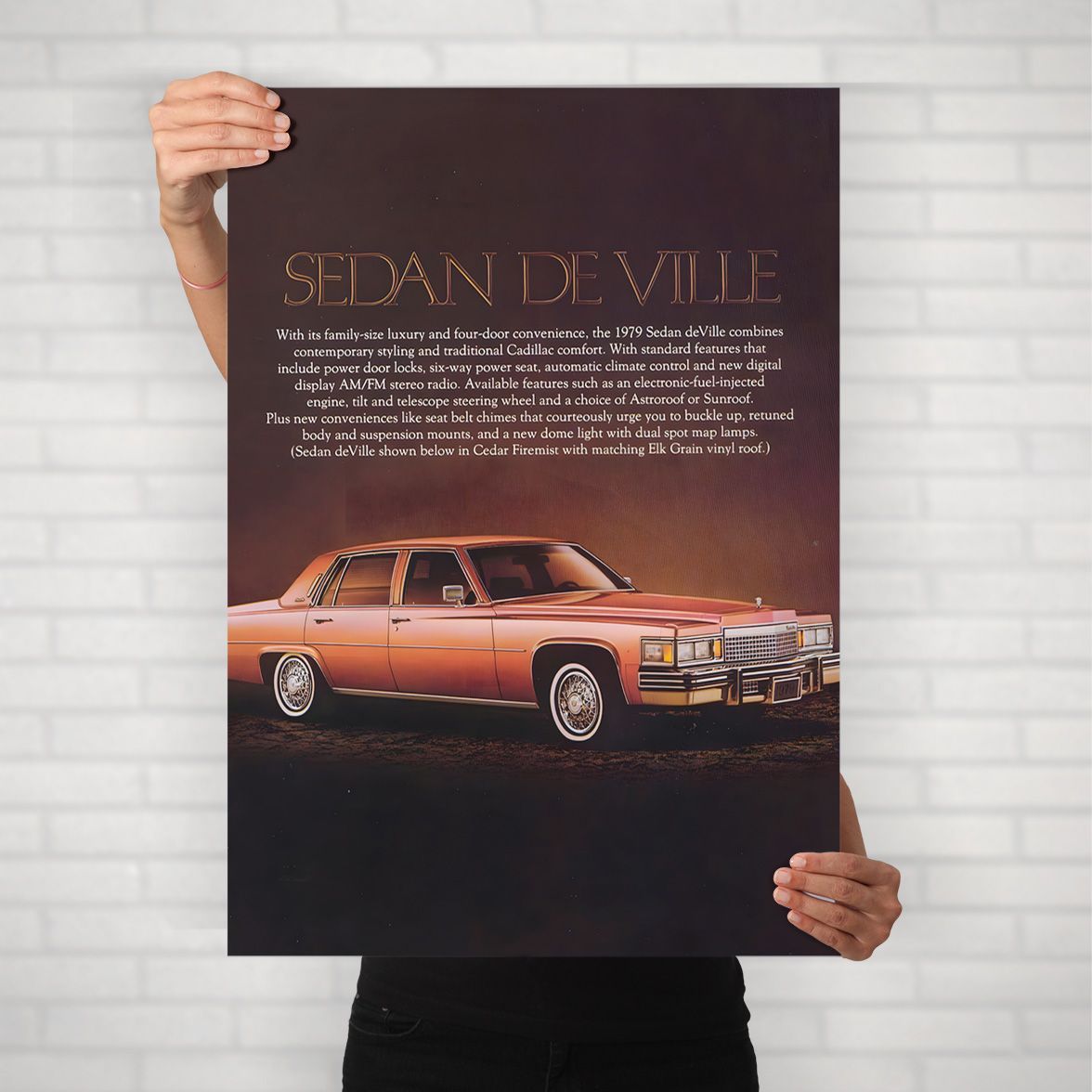 Постер HEAVEN POSTER Люди, Арт Cadillac Deville Coupe 15, 60 42 купить ...