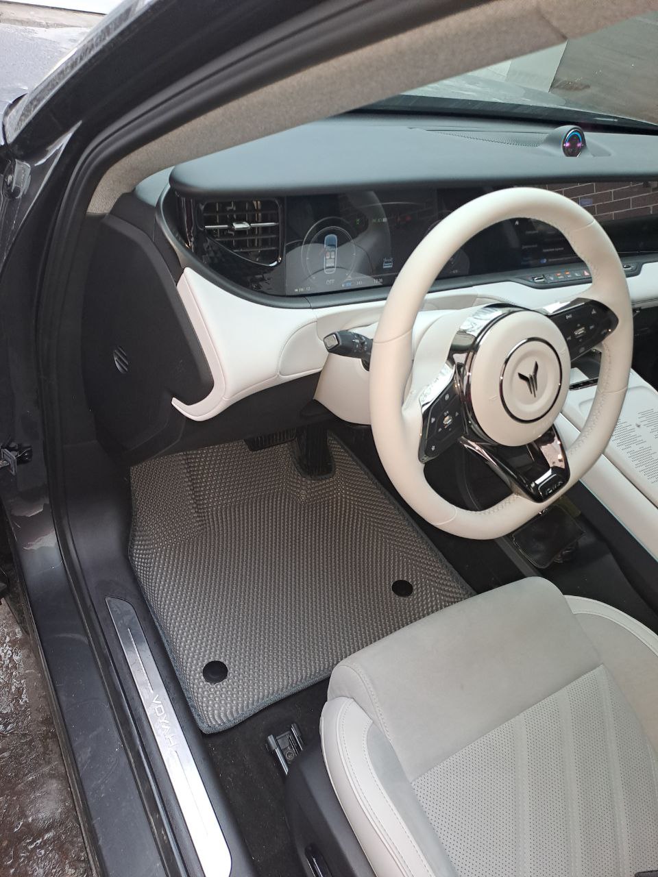 Автомобильные коврики EvaKzN Эва (Eva) пресс борта для Voyah Free Соты ...