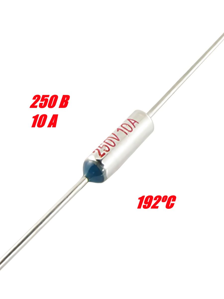 Термопредохранитель 192C 250V 10A купить на OZON по низкой цене (705163916)