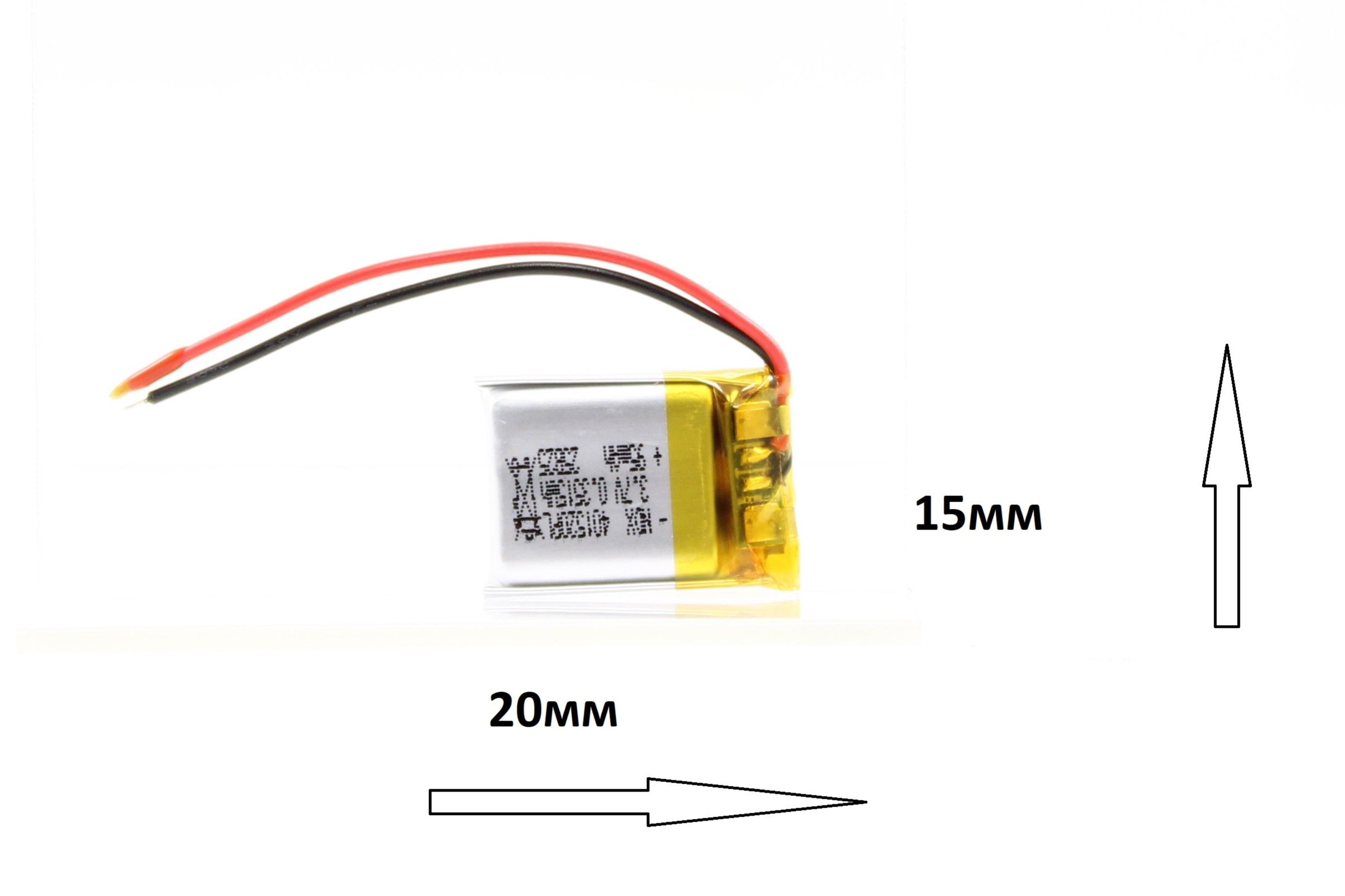 Аккумулятор универсальный 401520 (4*15*20 мм) 95 mAh купить на OZON по ...