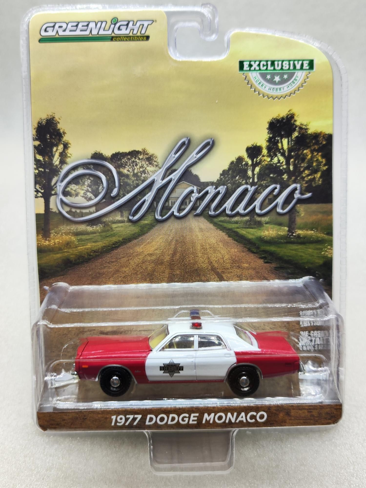Машинка GreenLight 1/64 1977 Dodge Monaco Police Car Die-cast Alloy Car ...