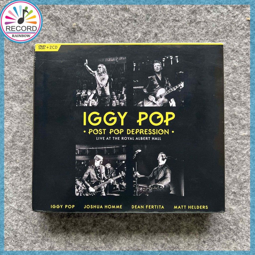 CD Iggy Pop Post Pop Depression 2CD+DVD 1Z03410 запечатанный совершенно ...
