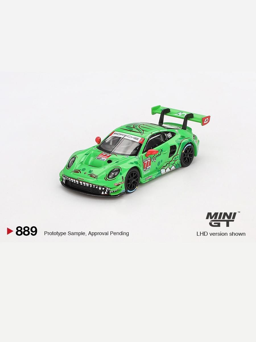 Машинка MINI GT 1/64 minigt 889 Porsche 911 GT3 R #77 AO Racing Die ...