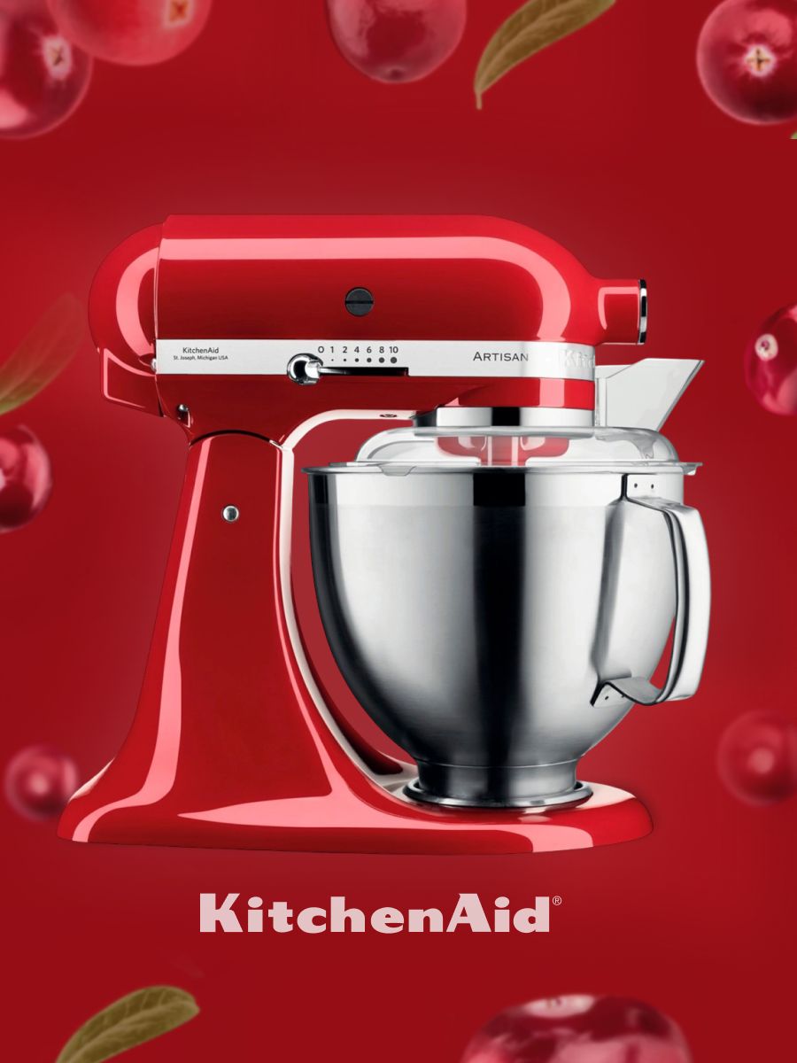 Планетарный миксер KitchenAid ARTISAN 5KSM185PSEER, 4.8 л, красный ...