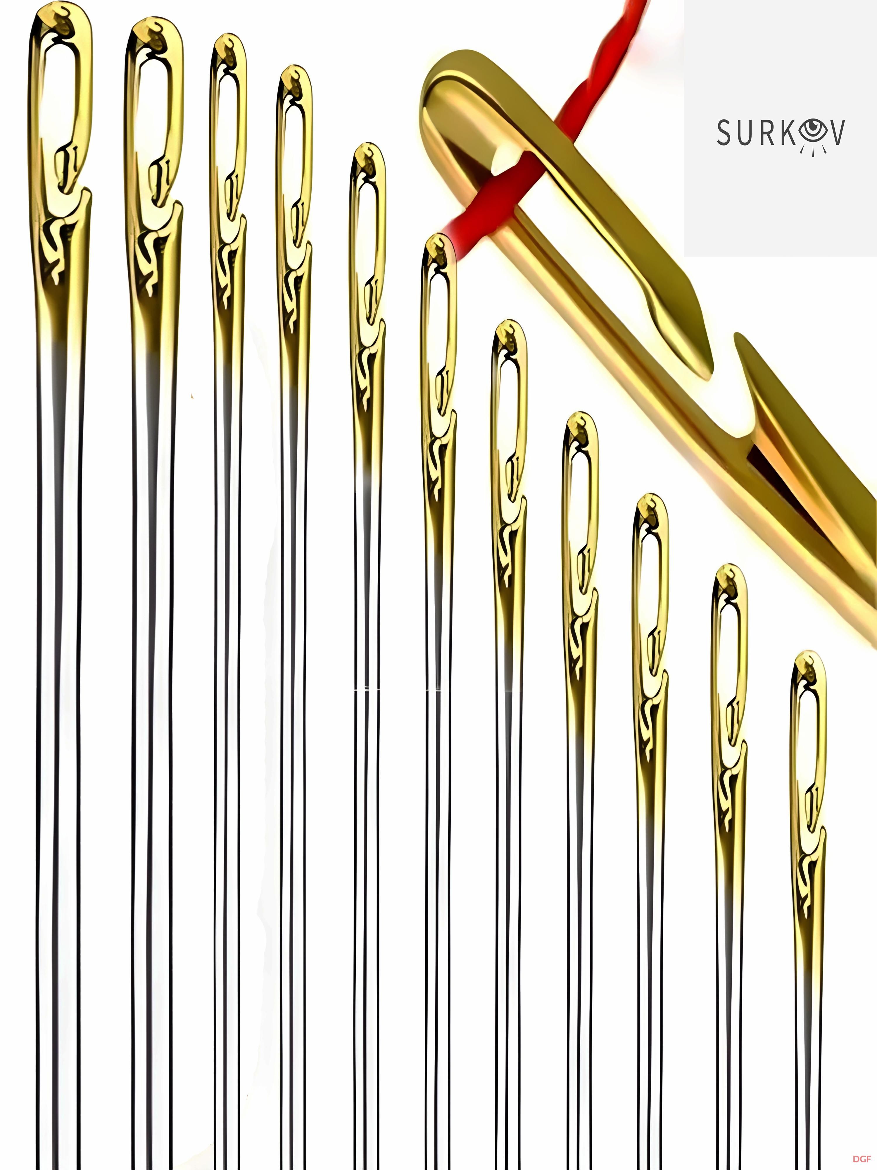 Surkov Иглы Для шитья №1, 2, 12 шт. купить на OZON по низкой цене ...