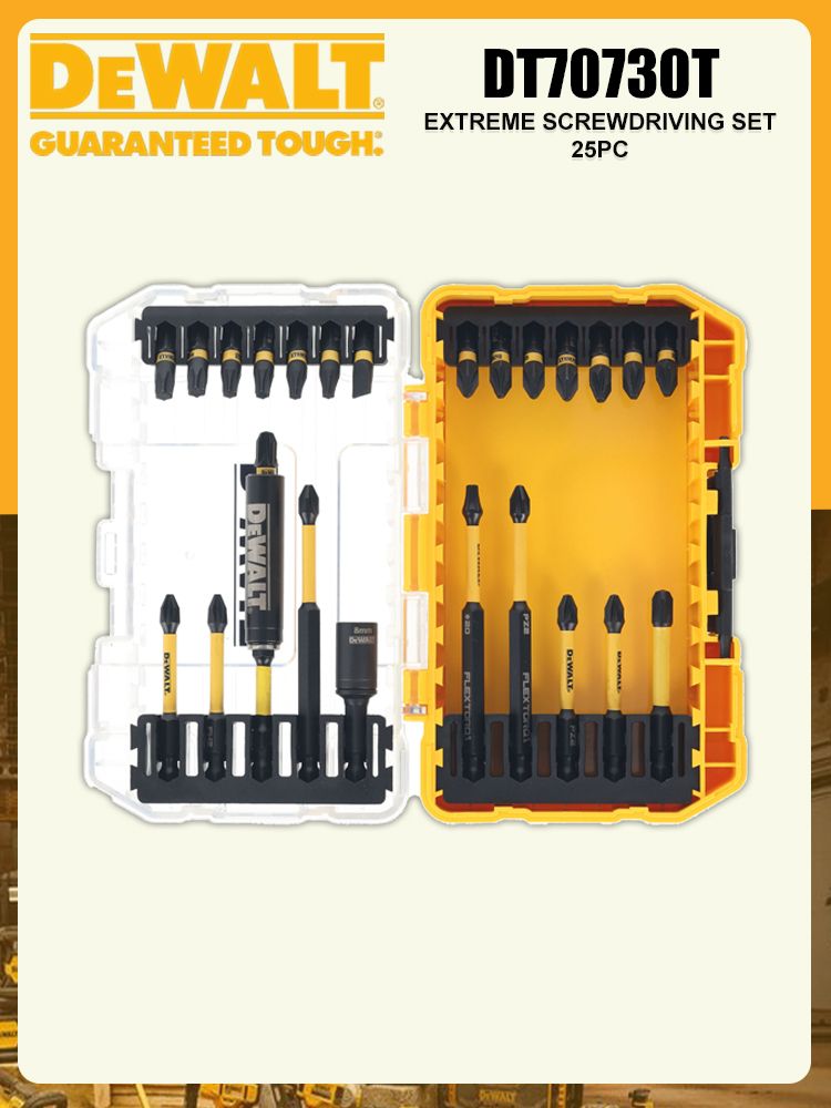 Dewalt DT70730T Набор отверток EXTREME FlexTORQ, 25 предметов купить на ...