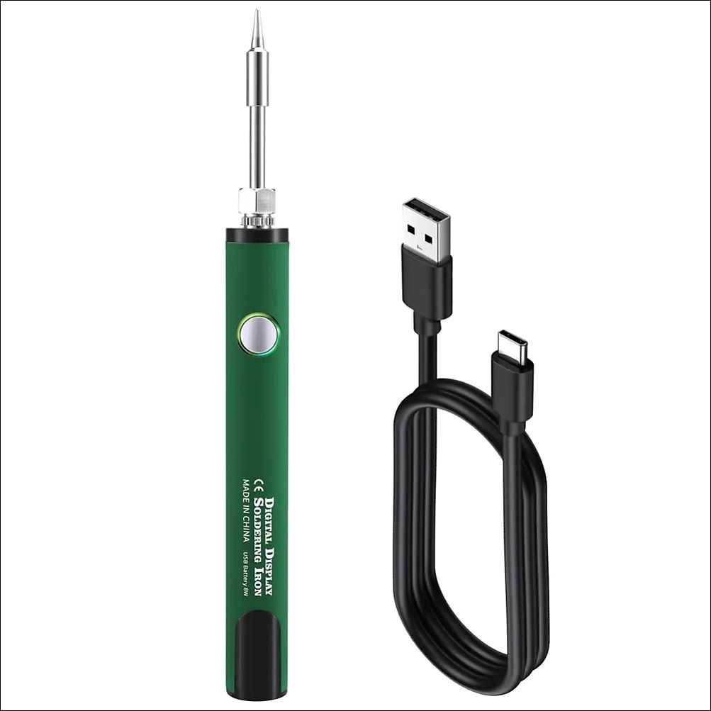 510 Thread Mini Soldering Iron Kit 3-ступенчатый Регулируемое ...