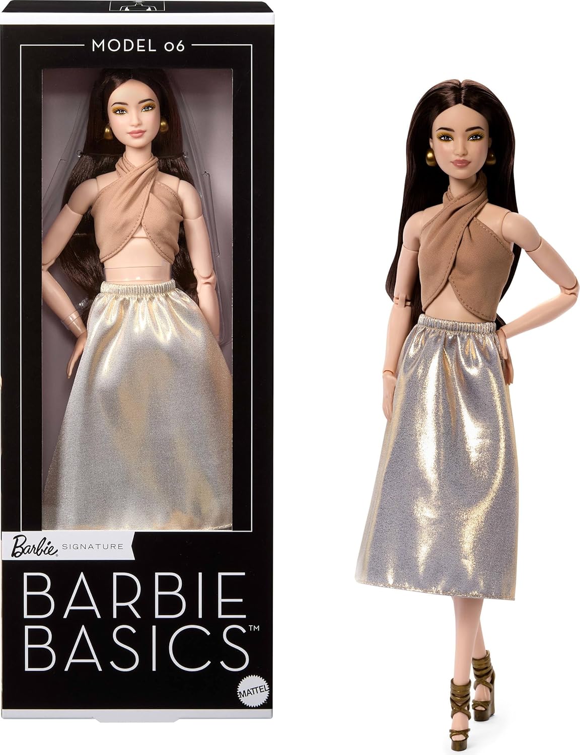 Кукла Barbie Signature Barbie Basic Model 06, коллекционная, JJX25 ...